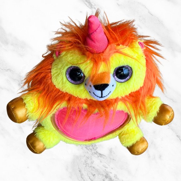 Zuru | Toys | Zuru Rainbocorns Lion Pink Heart Sparkle Eyes Wings Plush ...